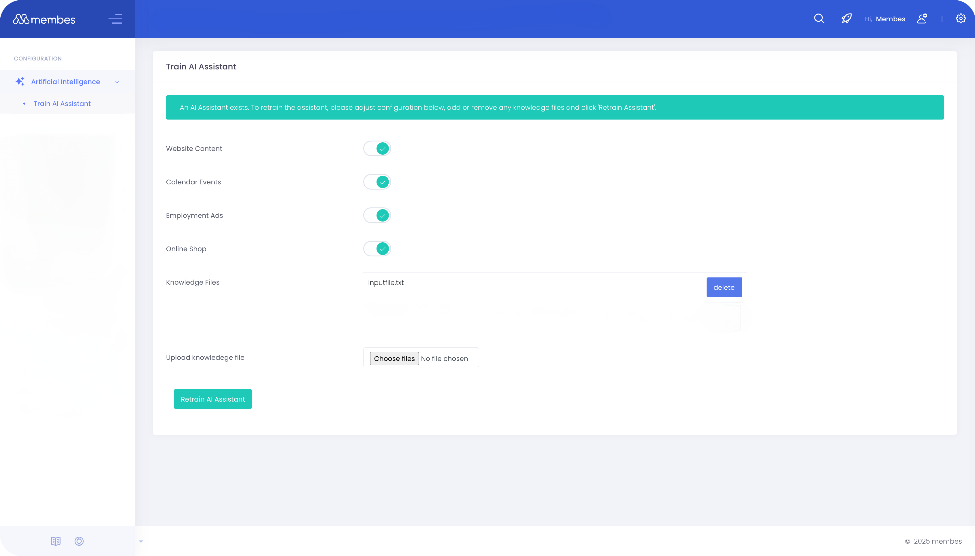 Membes | Modules. All the features you need in one system