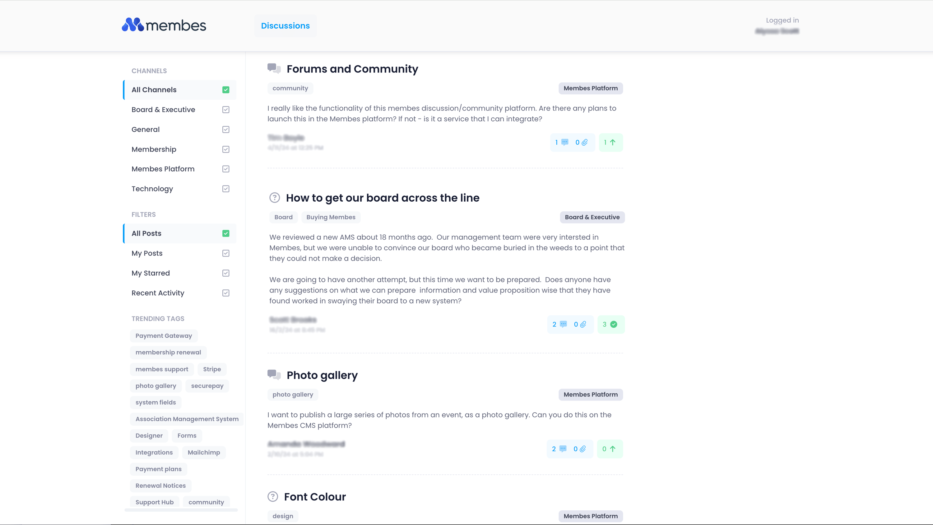 Membes | Modules. All the features you need in one system